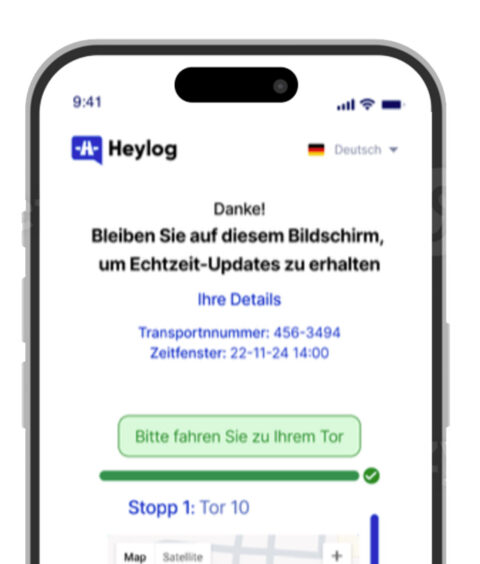 Heylog - Digital driver registration at the yard via smartphone