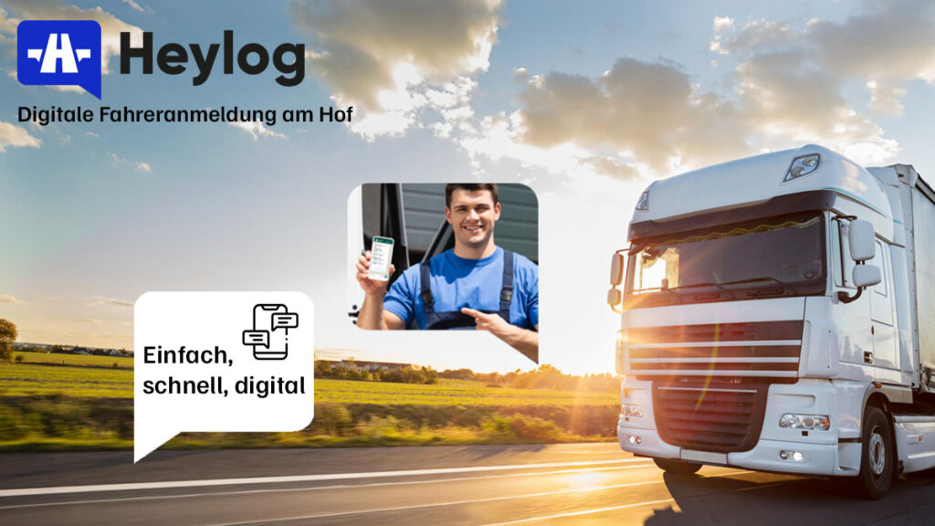 Heylog - Digital driver registration at the yard via smartphone